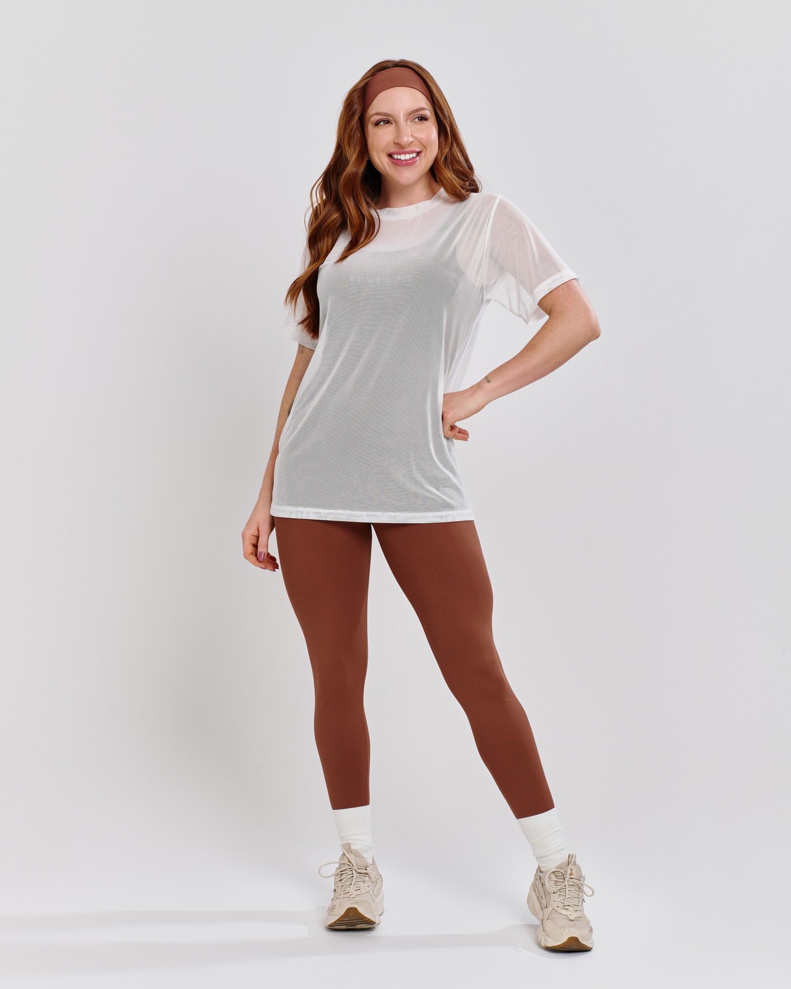 Blusão Power Oversized de Tule Off White - Power Fit