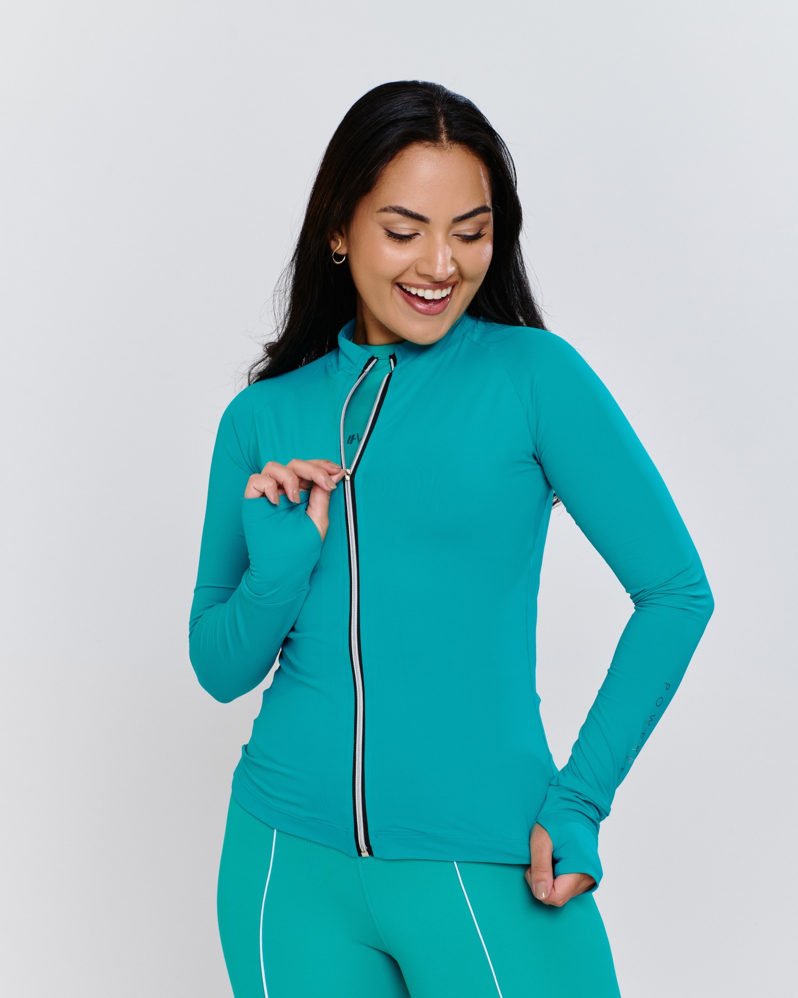 Casaco Raglan Colors Verde - Power Fit